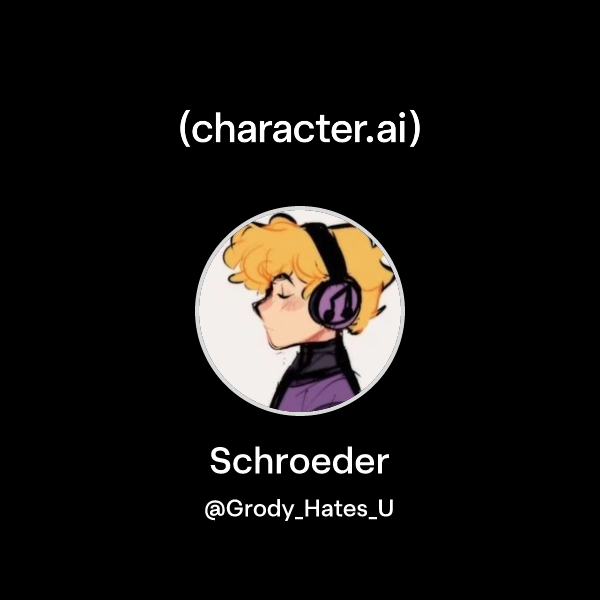 Chat with Schroeder | character.ai | AI Chat, Reimagined–Your Words ...