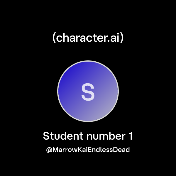 Chat with Student number 1 | character.ai | AI Chat, Reimagined–Your ...