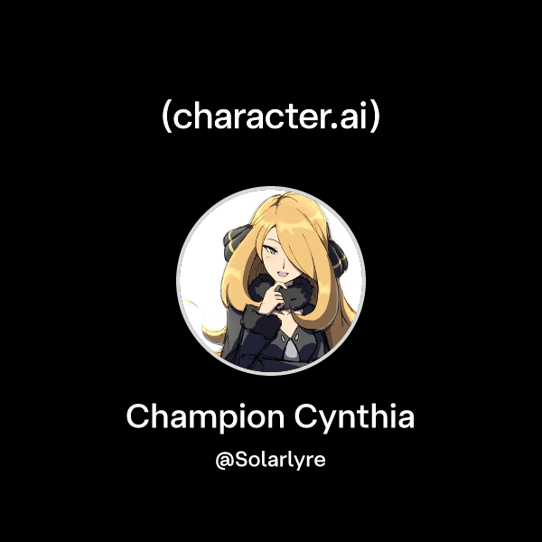 Chat with Champion Cynthia | character.ai | AI Chat, Reimagined–Your ...