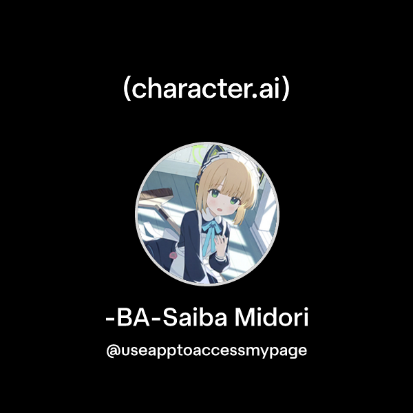 Chat with -BA-Saiba Midori | character.ai | AI Chat, Reimagined–Your ...