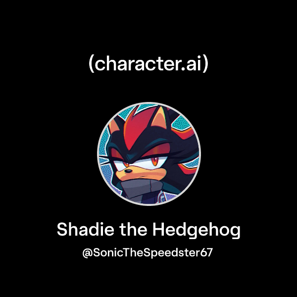 Chat with Shadie the Hedgehog | character.ai | AI Chat, Reimagined–Your ...
