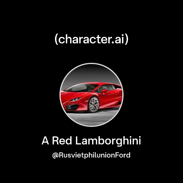 Chat with A Red Lamborghini | character.ai | Personalized AI for every ...