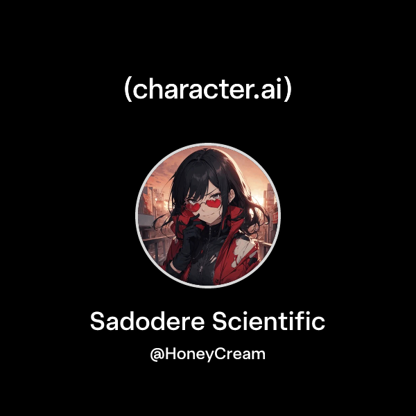 Chat with Sadodere Scientific | character.ai | AI Chat, Reimagined–Your ...