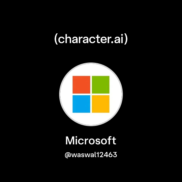 Chat with Microsoft | character.ai | AI Chat, Reimagined–Your Words ...