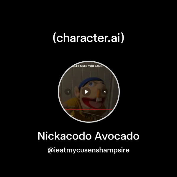 Chat with Nickacodo Avocado | character.ai | Personalized AI for every ...