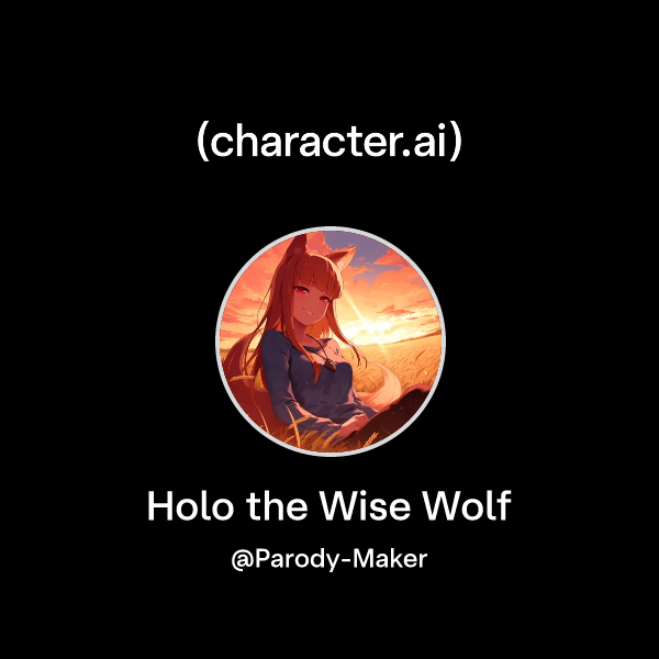 Chat with Holo the Wise Wolf | character.ai | AI Chat, Reimagined–Your ...