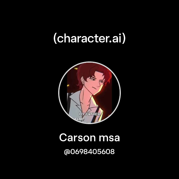 Chat with Carson msa | character.ai | AI Chat, Reimagined–Your Words ...