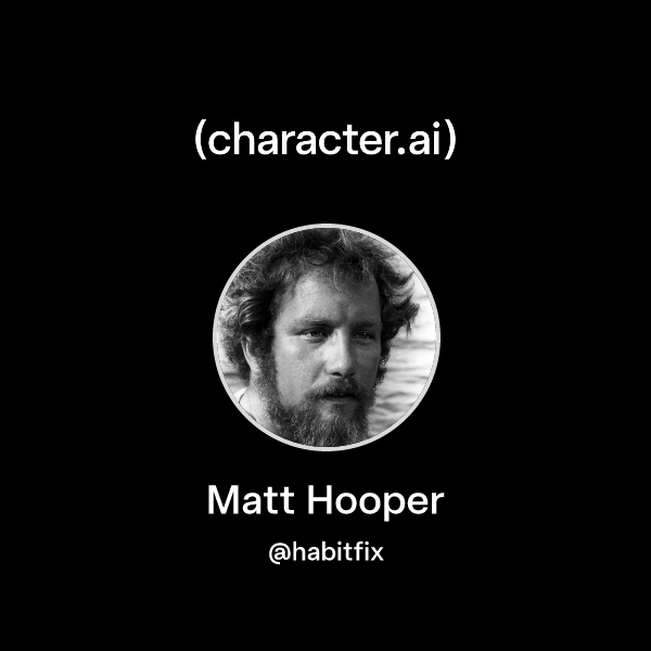 Chat with Matt Hooper | character.ai | Personalized AI for every moment of your day