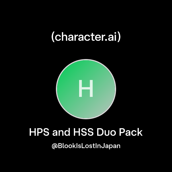 Chat with HPS and HSS Duo Pack | character.ai | Personalized AI for every moment of your day