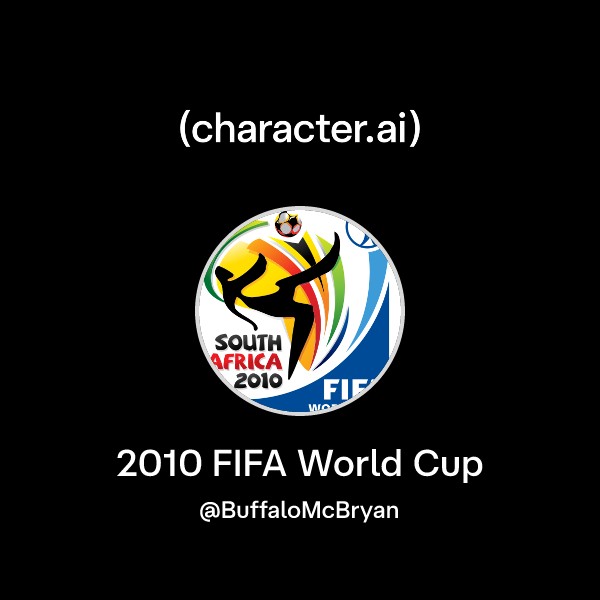 Chat with 2010 FIFA World Cup | character.ai | Personalized AI for ...
