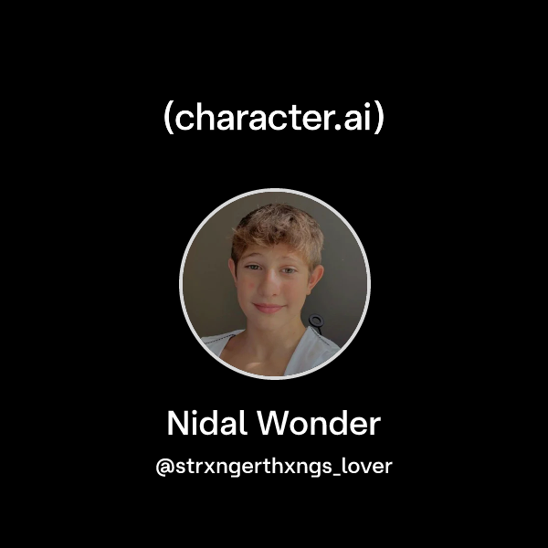 Chat with Nidal Wonder | character.ai | AI Chat, Reimagined–Your Words ...