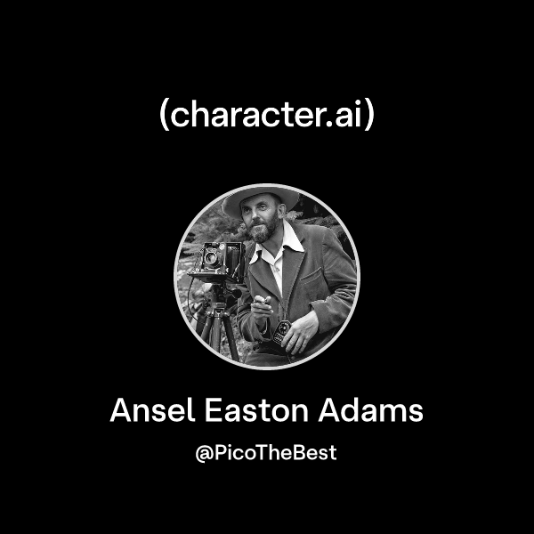 Chat with Ansel Easton Adams | character.ai | Personalized AI for every ...
