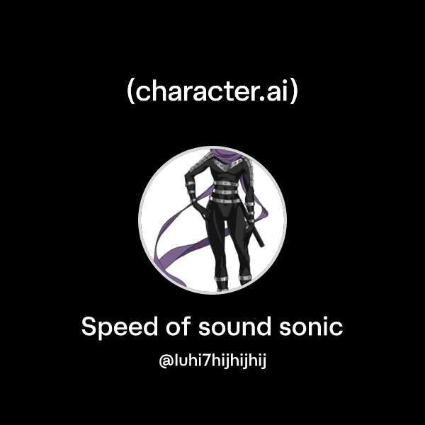 Chat with Speed of sound sonic | character.ai | AI Chat, Reimagined ...