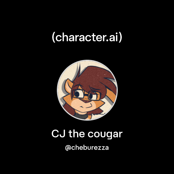 Chat with CJ the cougar | character.ai | AI Chat, Reimagined–Your Words. Your World.