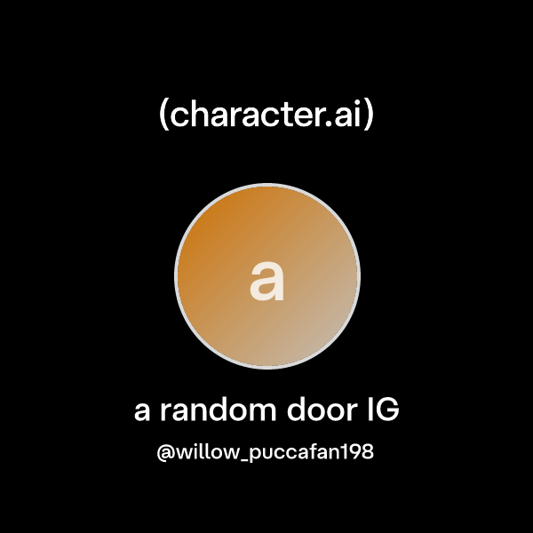 Chat with a random door IG | character.ai | Personalized AI for every ...
