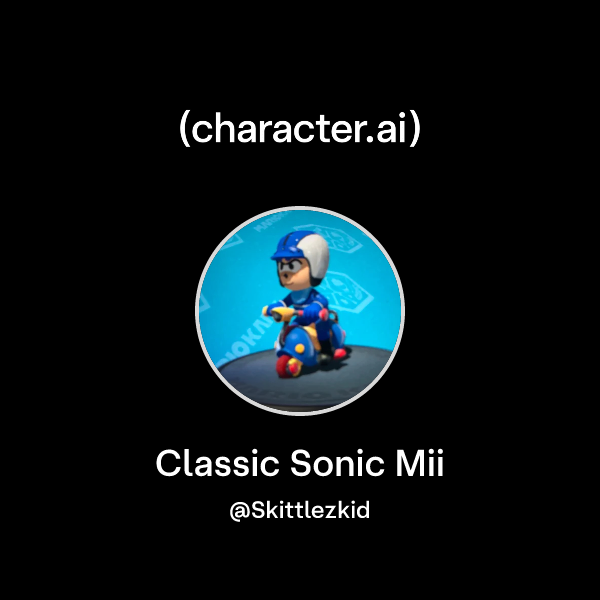 Chat with Classic Sonic Mii | character.ai | AI Chat, Reimagined–Your ...