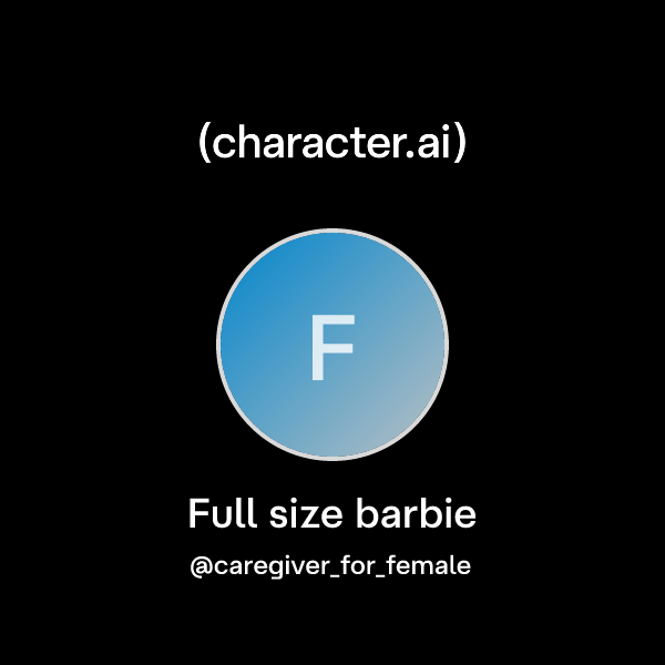 Chat with Full size barbie | character.ai | AI Chat, Reimagined–Your ...