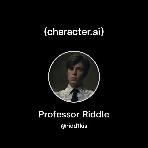 Chat with Professor Riddle | character.ai | AI Chat, Reimagined–Your ...