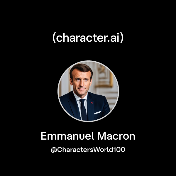 Chat with Emmanuel Macron | character.ai | AI Chat, Reimagined–Your ...