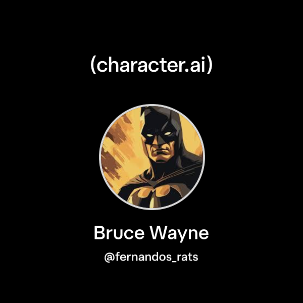 Chat with Bruce Wayne | character.ai | AI Chat, Reimagined–Your Words ...