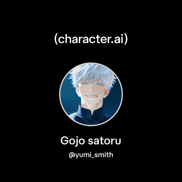 Chat with Gojo satoru | character.ai | AI Chat, Reimagined–Your Words ...