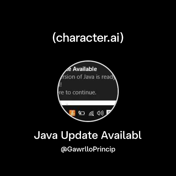 Chat with Java Update Availabl | character.ai | Personalized AI for ...