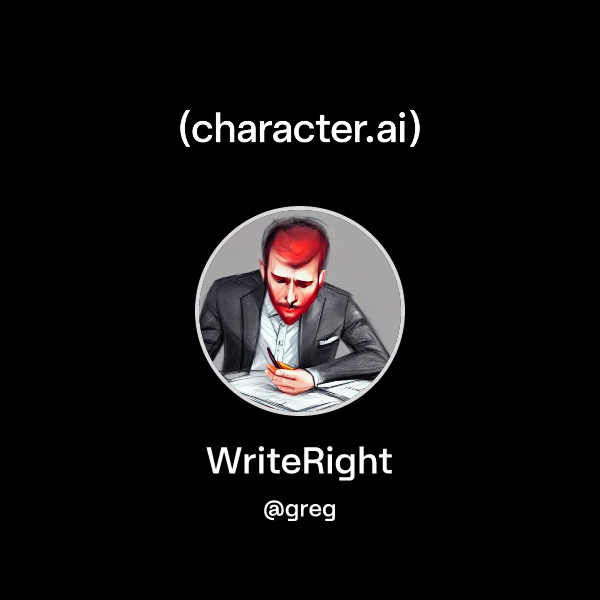 Chat with WriteRight | character.ai | Personalized AI for every moment ...