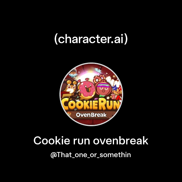 Chat with Cookie run ovenbreak | character.ai | Personalized AI for ...