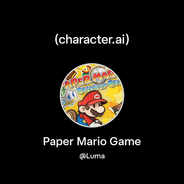 Chat with Paper Mario Game | character.ai | AI Chat, Reimagined–Your ...