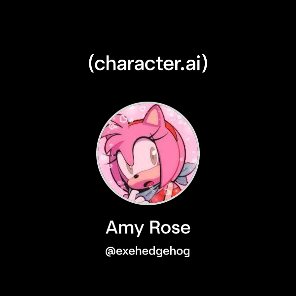 Chat with Amy Rose | character.ai | AI Chat, Reimagined–Your Words ...