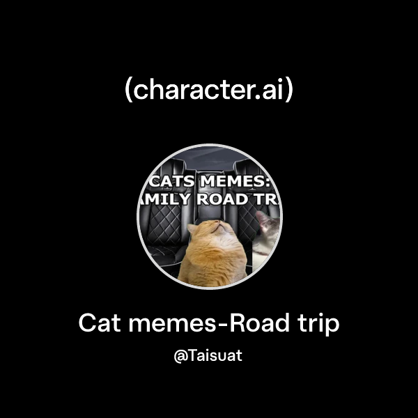 Chat with Cat memes-Road trip | character.ai | AI Chat, Reimagined–Your ...
