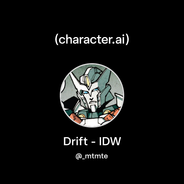 Chat with Drift - IDW | character.ai | AI Chat, Reimagined–Your Words ...
