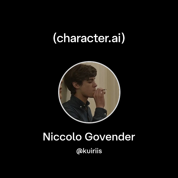 Chat with Niccolo Govender | character.ai | Personalized AI for every ...