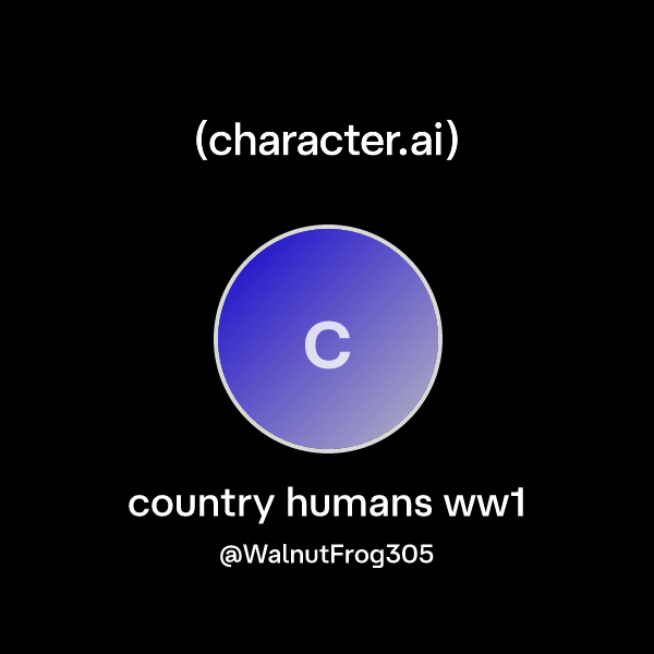 Chat with country humans ww1 | character.ai | AI Chat, Reimagined–Your ...