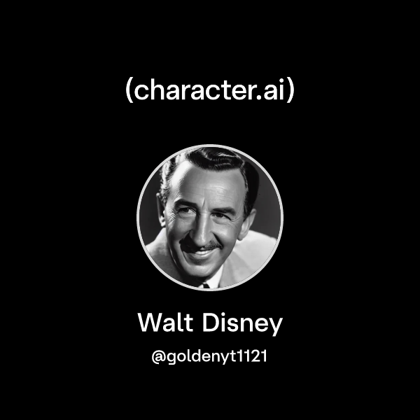 Chat with Walt Disney | character.ai | AI Chat, Reimagined–Your Words ...