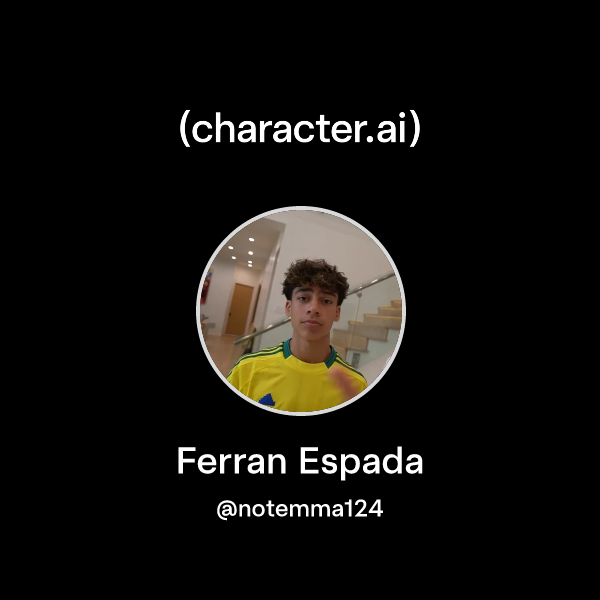 Chat with Ferran Espada | character.ai | AI Chat, Reimagined–Your Words ...