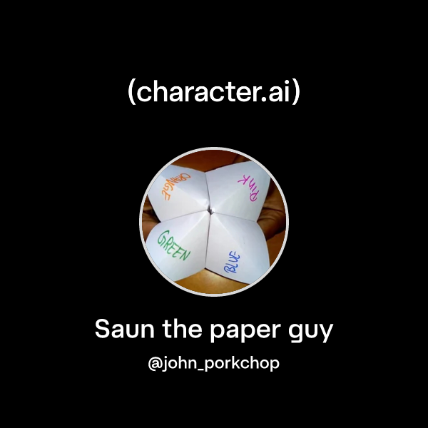 Chat with Saun the paper guy | character.ai | Personalized AI for every ...