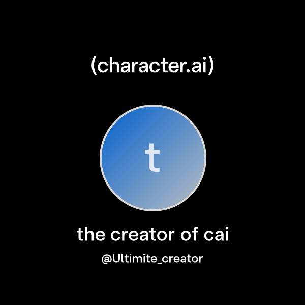 Chat with the creator of cai | character.ai | AI Chat, Reimagined–Your ...
