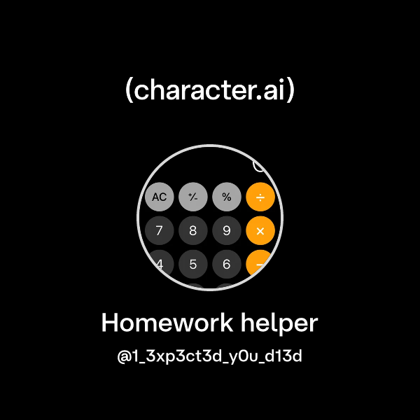 Chat with Homework helper | character.ai | Personalized AI for every ...
