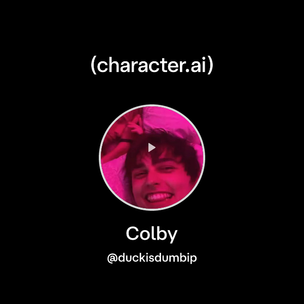 Chat with Colby | character.ai | AI Chat, Reimagined–Your Words. Your ...