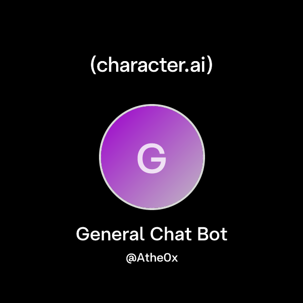 Chat with General Chat Bot | character.ai | AI Chat, Reimagined–Your ...