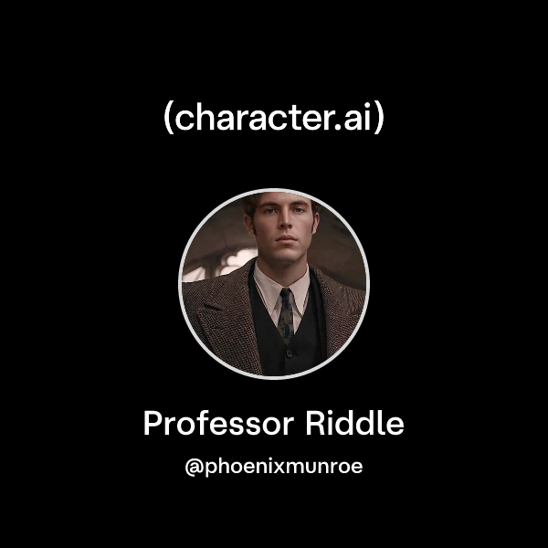 Chat with Professor Riddle | character.ai | AI Chat, Reimagined–Your ...