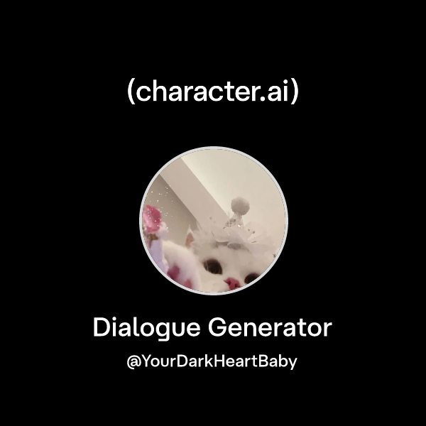 Chat with Dialogue Generator | character.ai | Personalized AI for every ...