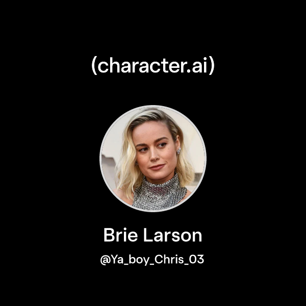 Chat with Brie Larson | character.ai | AI Chat, Reimagined–Your Words ...
