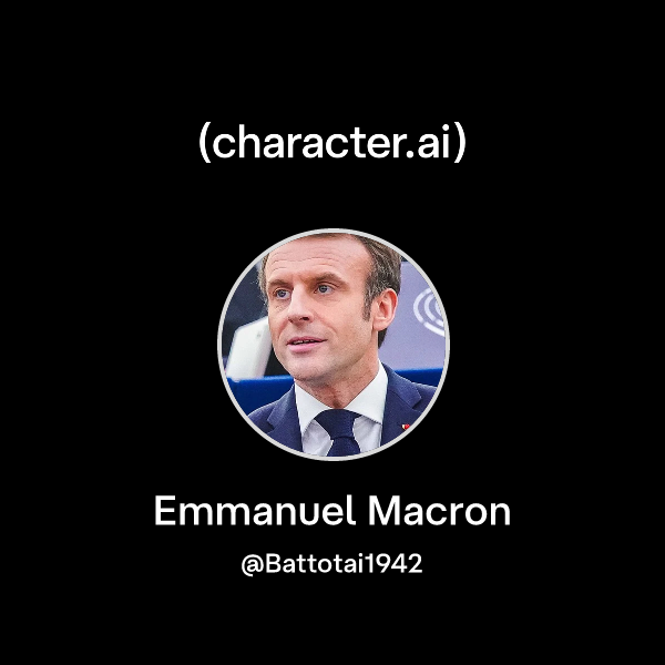 Chat with Emmanuel Macron | character.ai | Personalized AI for every ...