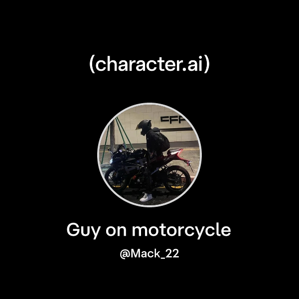 Chat with Guy on motorcycle | character.ai | AI Chat, Reimagined–Your ...