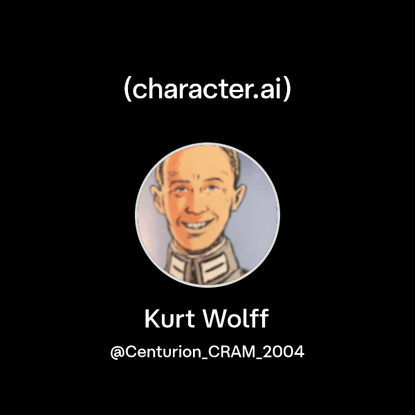 Chat with Kurt Wolff | character.ai | Personalized AI for every moment ...