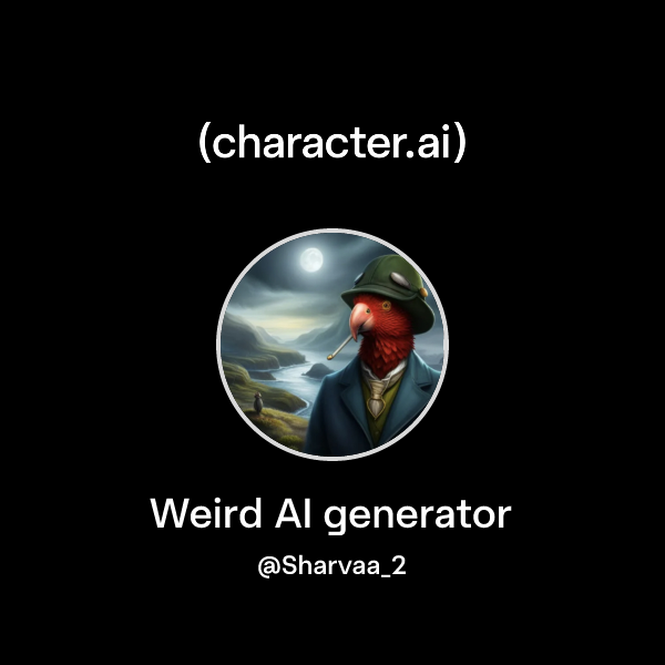 Chat with Weird AI generator | character.ai | Personalized AI for every ...