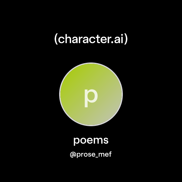 Chat with poems | character.ai | Personalized AI for every moment of ...