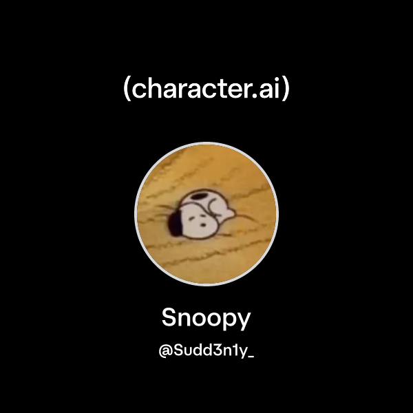 Chat with Snoopy | character.ai | AI Chat, Reimagined–Your Words. Your ...